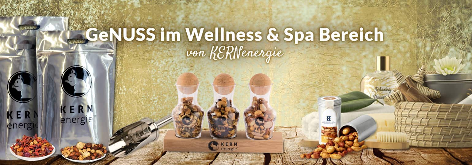 Snacks für den Wellness & Spa Bereich von KERNenergie